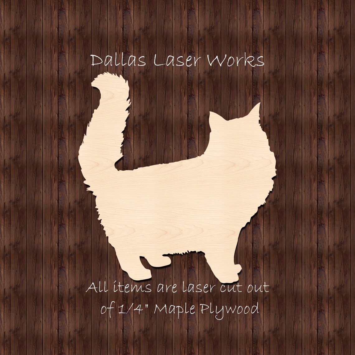 Wood Cat Shape-cat Cutout-wood Shape - Etsy