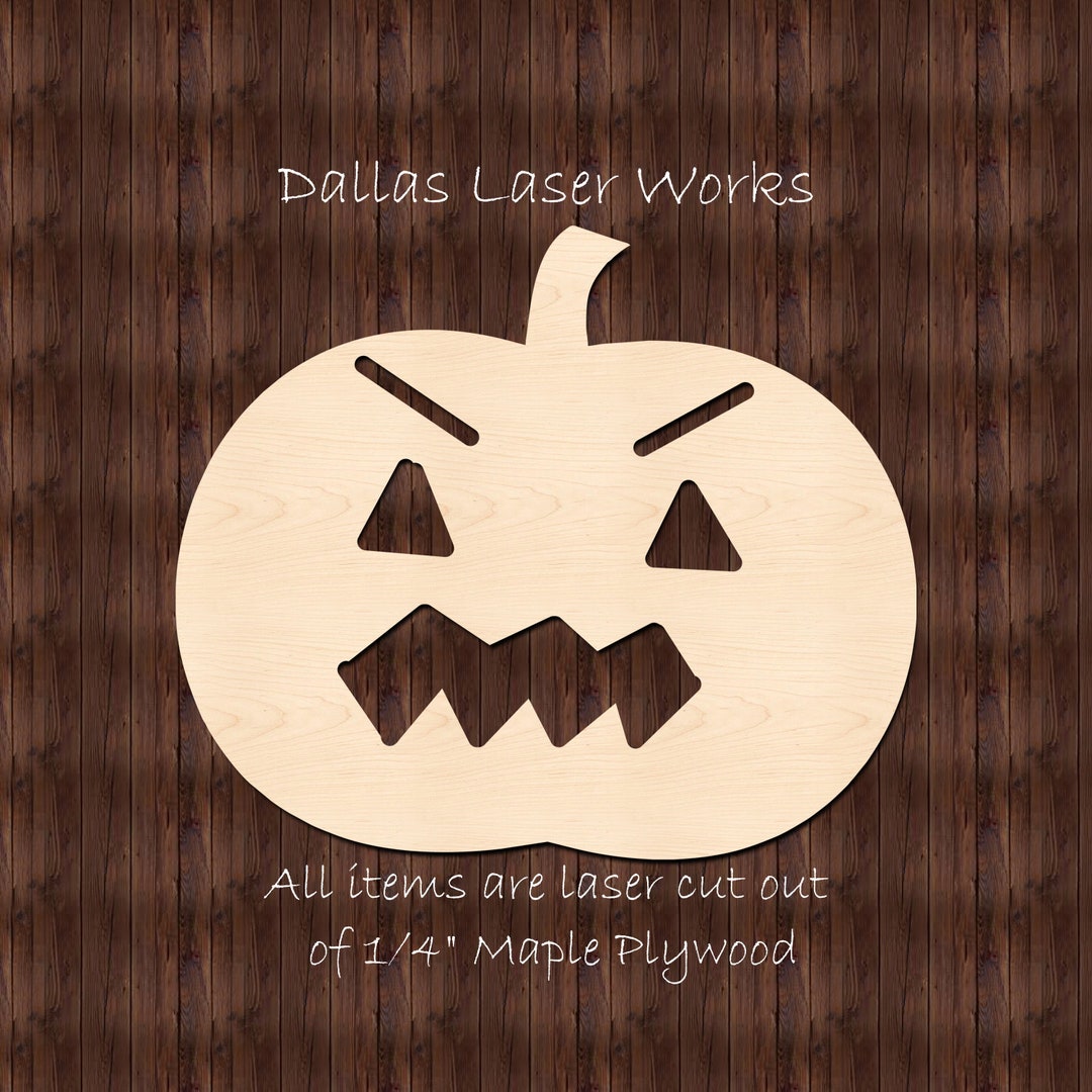 Jack O Lantern Shape-jack O Lantern Cutout-pumpkin Shape - Etsy