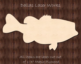 Wooden Bass Cutout - Etsy