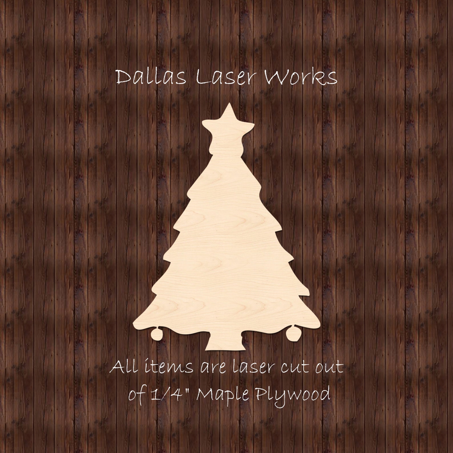 Christmas Tree Shape-laser Cut Christmas Tree-wooden Christmas Tree ...