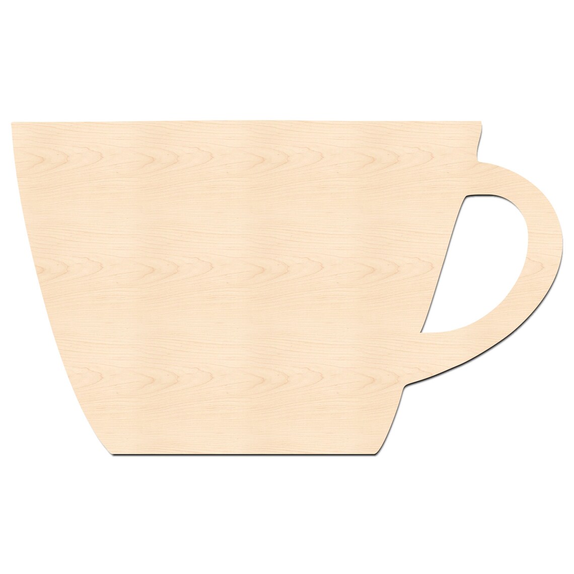 Coffee Cup Shape-cup Shape-wooden Coffee Cup Cutout - Etsy