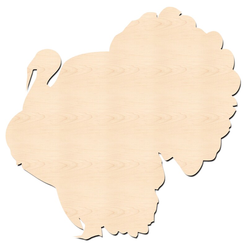 Turkey-laser Cut Turkey-wooden Turkey Shape - Etsy