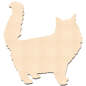 Wood Cat Shape-cat Cutout-wood Shape - Etsy