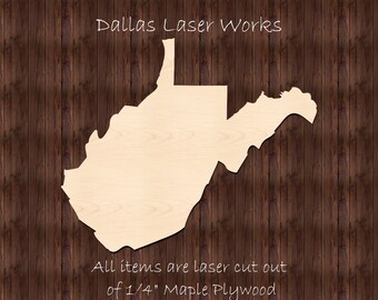 Virginia State-blank Wood Cutout-unfinished Wood States-home - Etsy