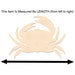 Laser Cut Crab-wooden Crab-unfinished Crab Shape - Etsy