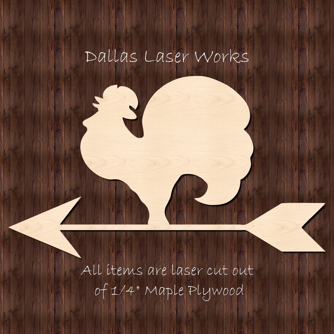 Chicken Arrow Shape-wooden Chicken Shape-laser Cut Chicken - Etsy