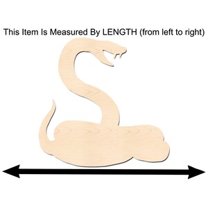 Laser Cut Wooden Snake Shape - Unfinished Snake Shape - Wooden Cutout ...