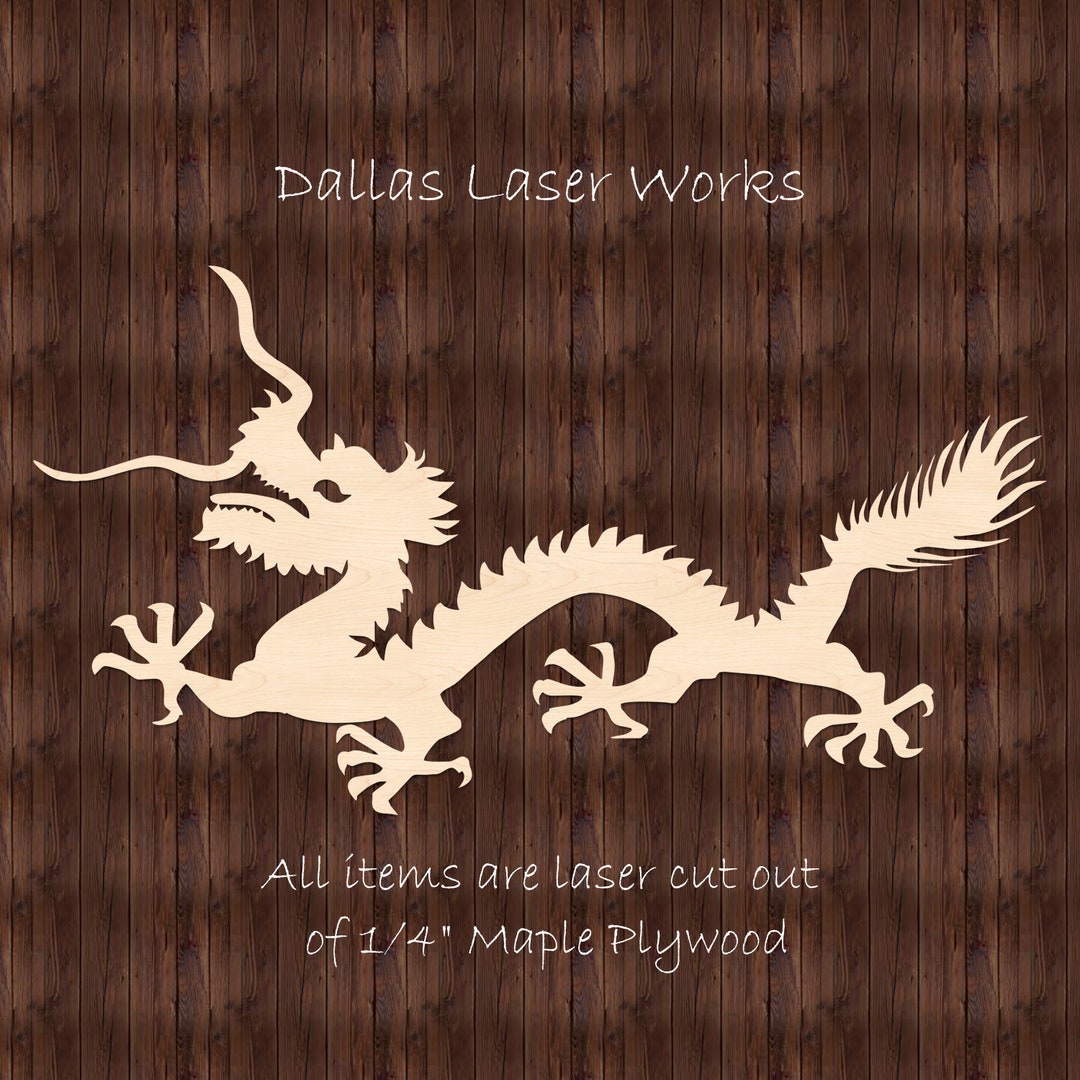 Dragon Shape- Unfinished Dragon Cutout - Etsy