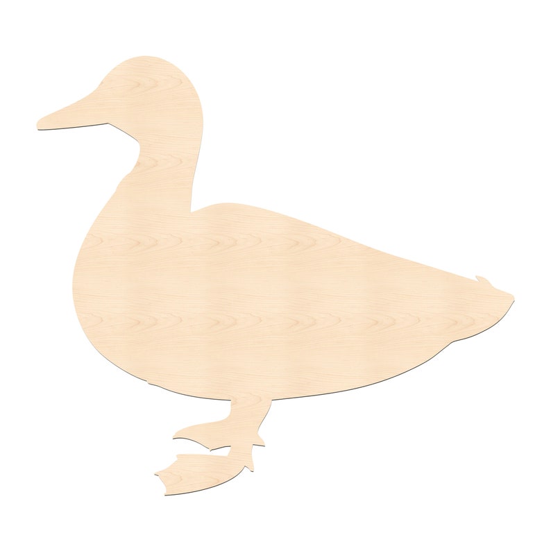 Mallard Duck Shape-wooden Duck Blank-unfinished Duck - Etsy