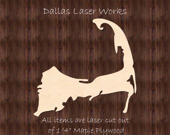 Unfinished Wooden Cape Cod Shape Craft up to 36 DIY - Etsy