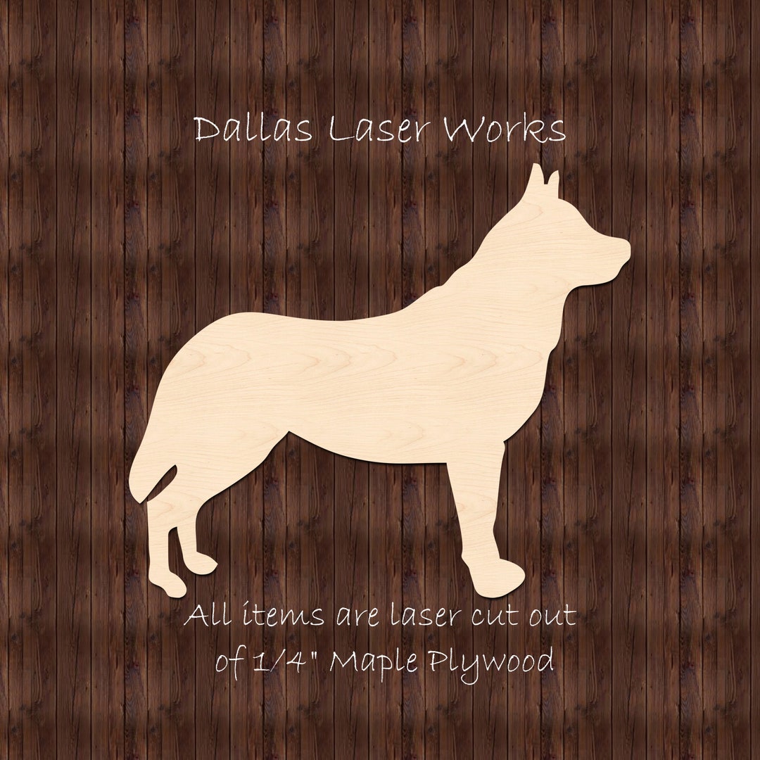 Husky Laser Cut Wood Shape-husky Cutout-dog Shape - Etsy