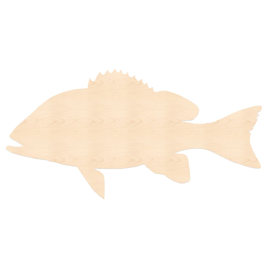 Red Snapper Cutout-laser Cut Fish Shape - Etsy