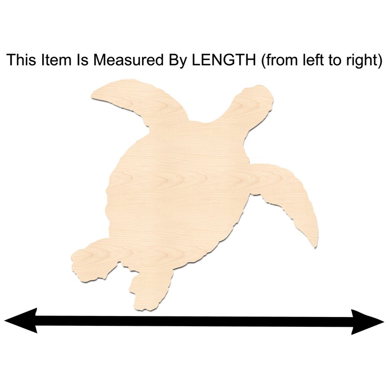 Sea Turtle Shape-wooden Sea Turtle Cutout | Etsy