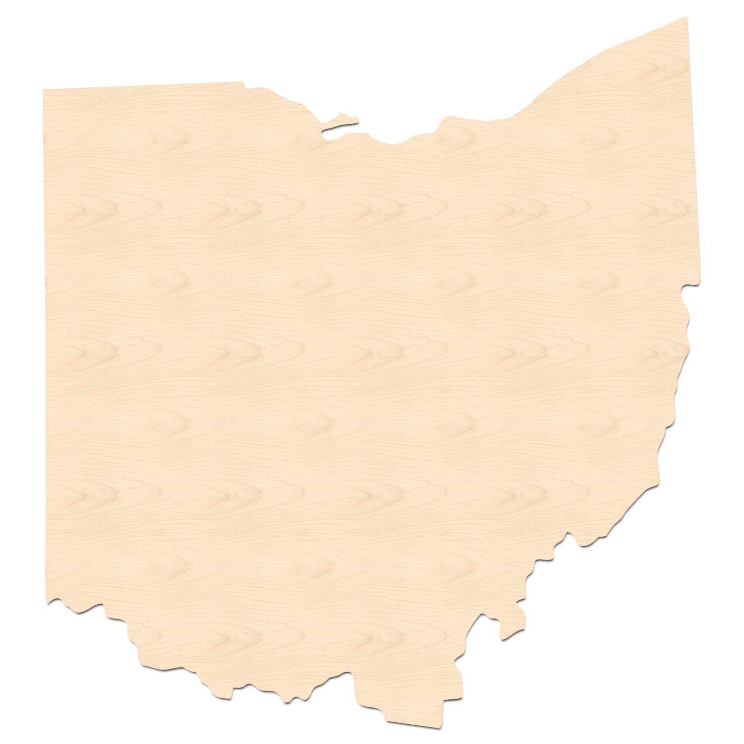 Ohio State Shape-state Shape-wooden Ohio Cutout - Etsy UK