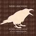 Wooden Raven Cutout- Unfinished Raven Blank - Etsy