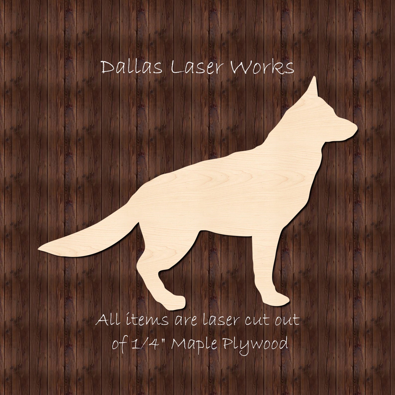 German Shepherd Shape-laser Cut German Shepherd-wood Dog Shape - Etsy