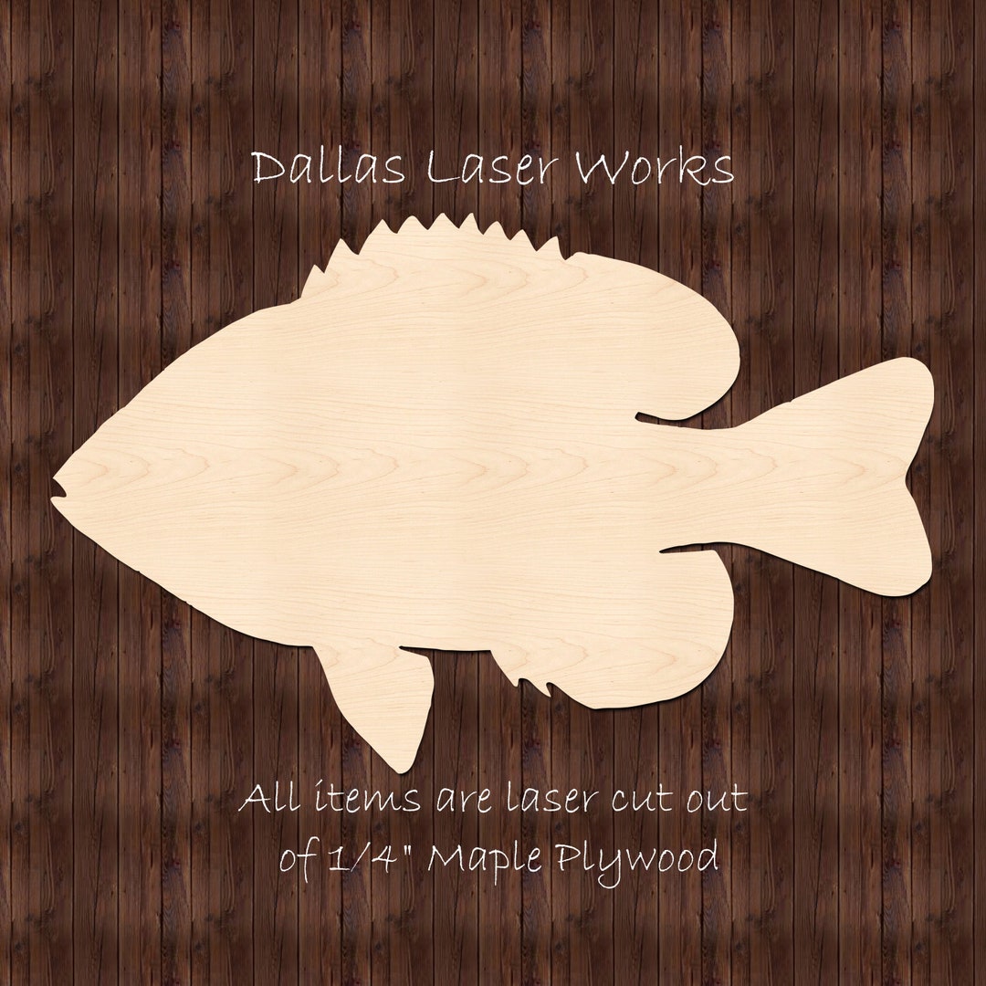 Sunfish Shape-wooden Sunfish Cutout-laser Cut Fish - Etsy