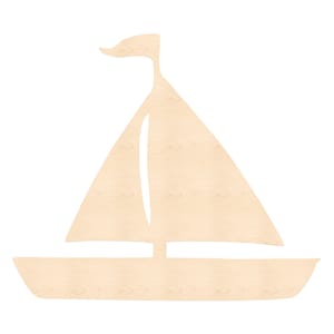 Sailboat Cutout-wooden Sailboat Shape - Etsy