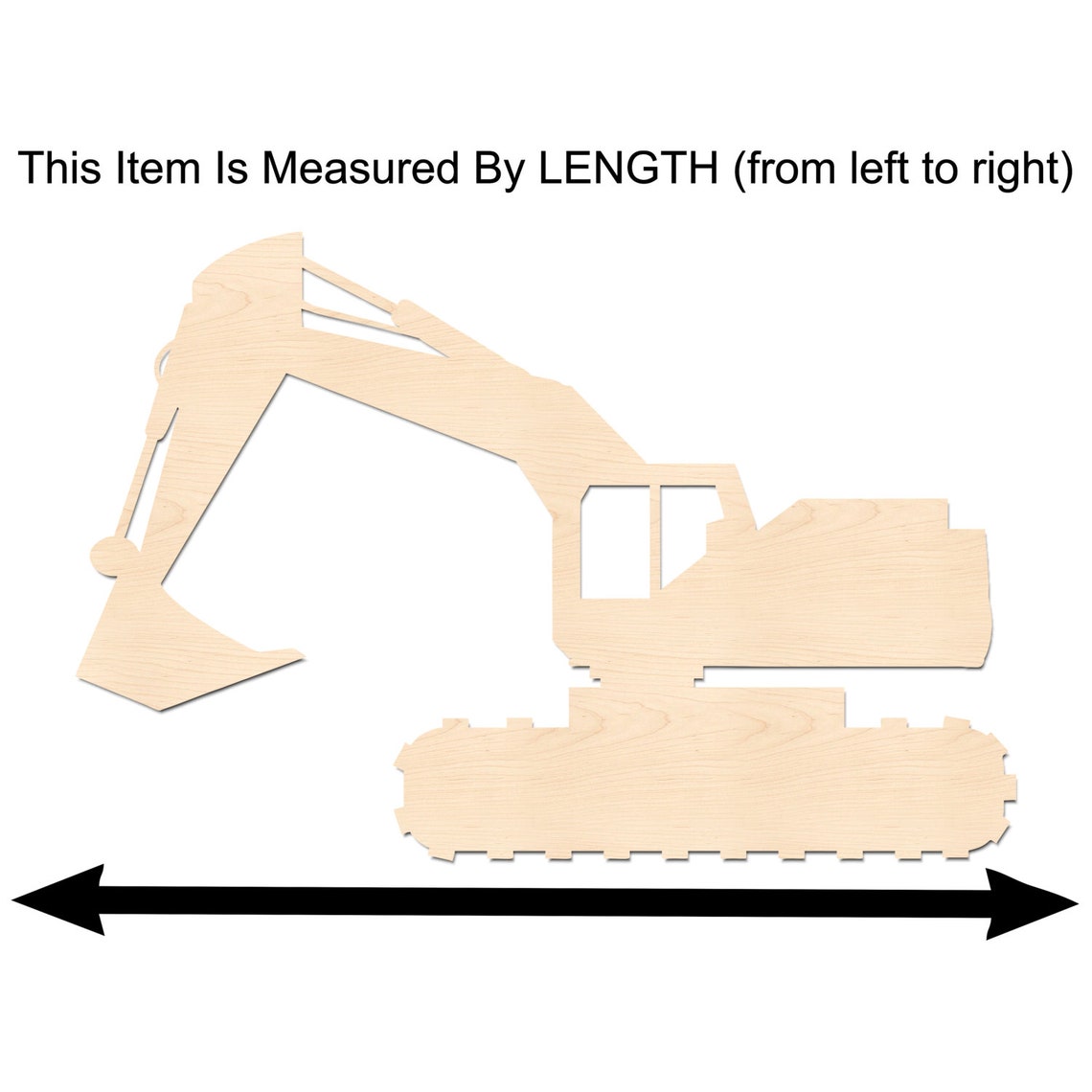 Excavator Cutout-Unfinished Excavator Shape | Etsy