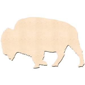 Bison Shape-laser Cut Bison - Etsy