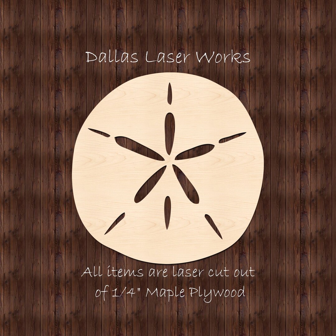 Sand Dollar Cutout-wooden Sand Dollar Shape - Etsy