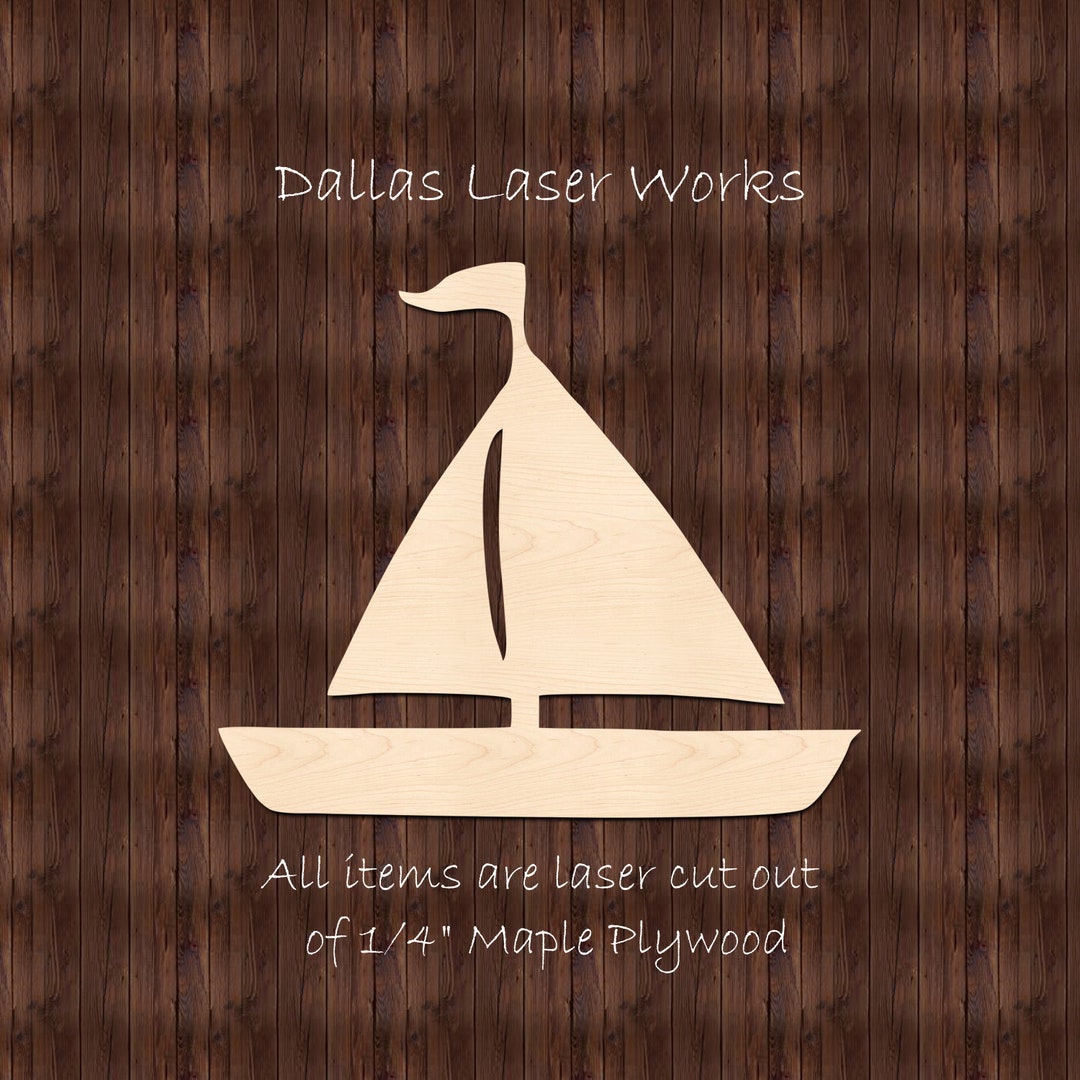 Sailboat Cutout-wooden Sailboat Shape - Etsy