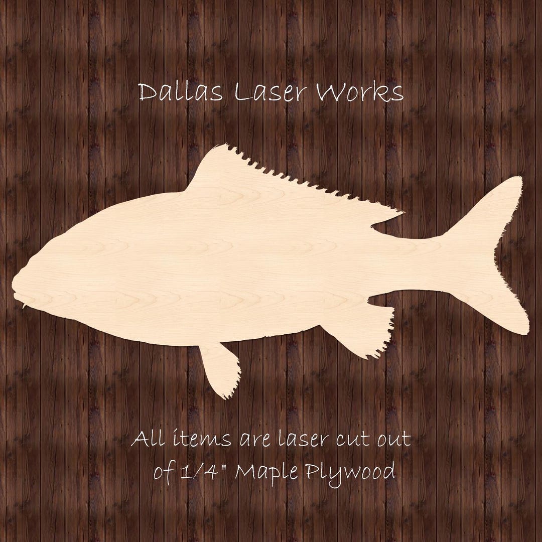 Carp Fish Shape- Wooden Carp Cutout - Etsy