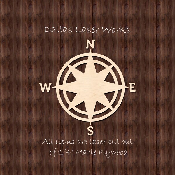 Wooden Compass - Etsy