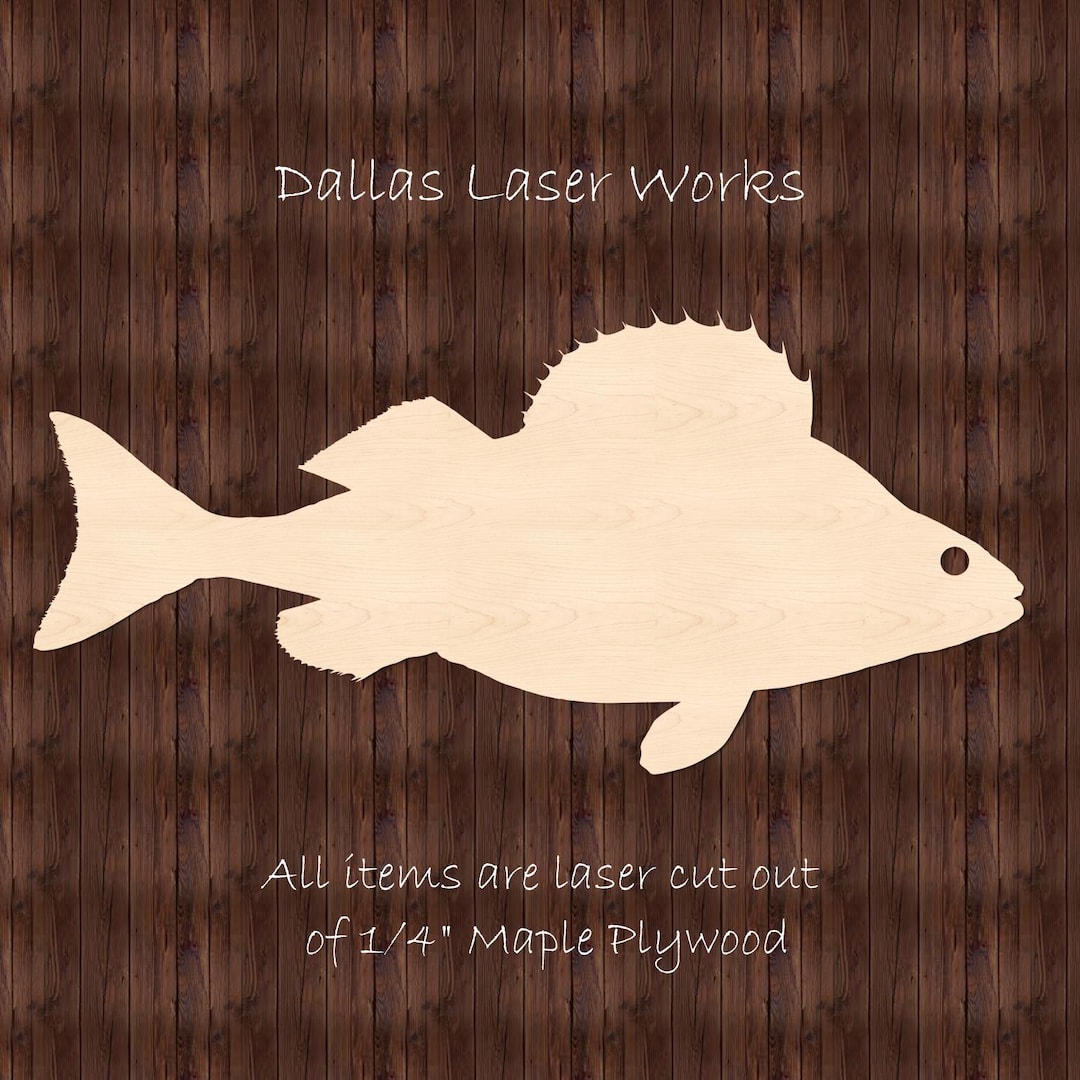 Perch Cutout- Laser Cut Fish Shapes - Etsy