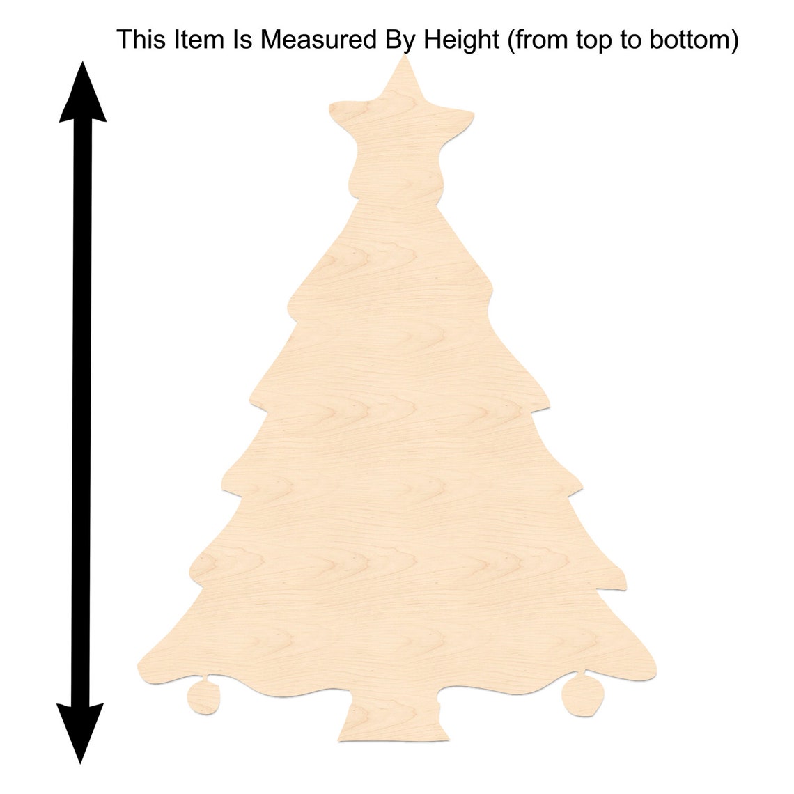 Christmas Tree Shape-laser Cut Christmas Tree-wooden Christmas | Etsy