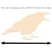Wooden Raven Cutout- Unfinished Raven Blank - Etsy