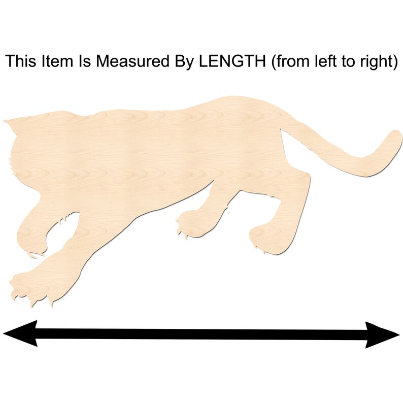 Tiger Cutout-laser Cut Wooden Tiger Shape - Etsy