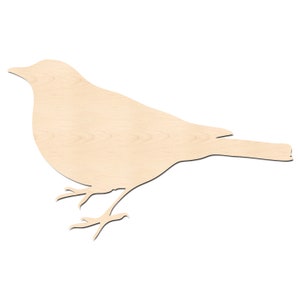 Bird Cutout-laser Cut Bird Shapes-wooden Bird Shape - Etsy