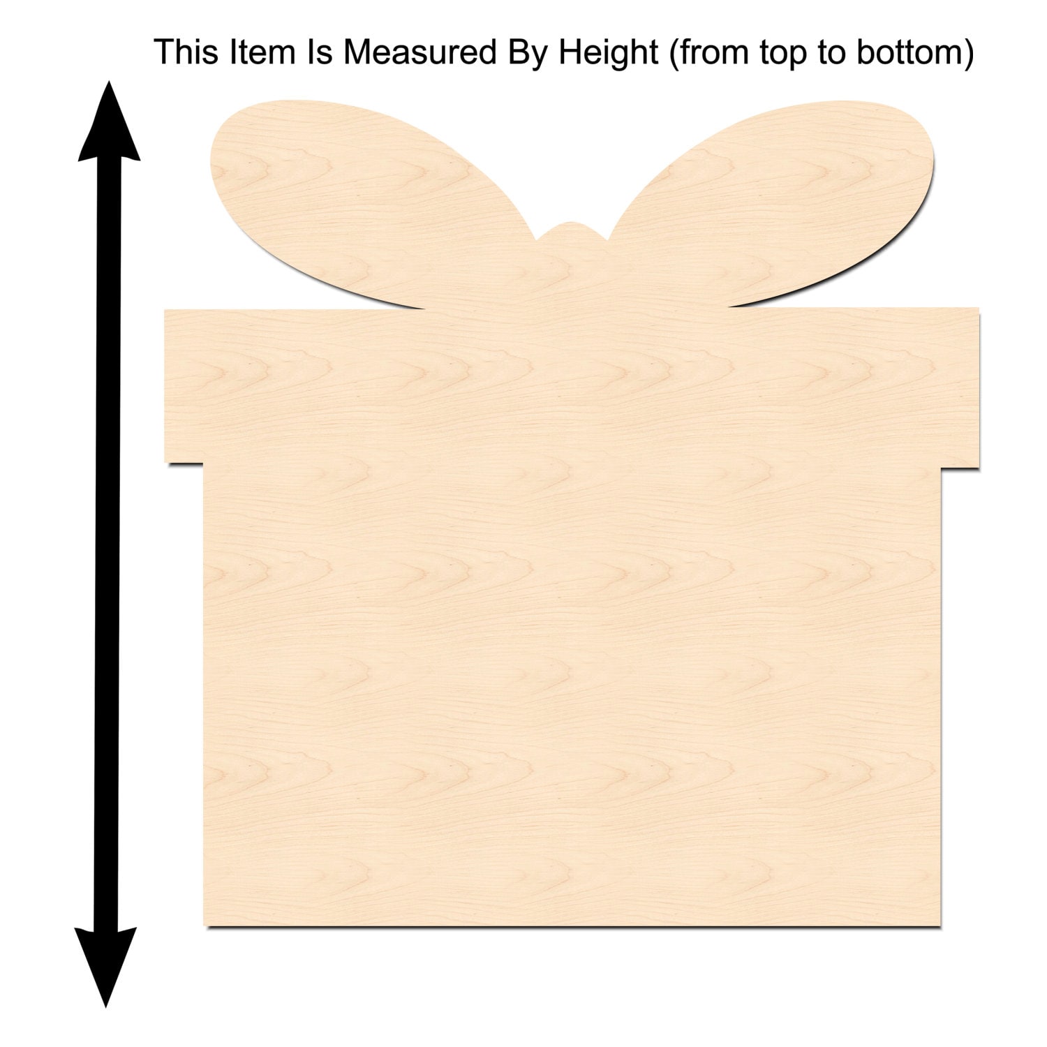 Present Cutout-christmas Present Shape-wooden Present Blank - Etsy UK