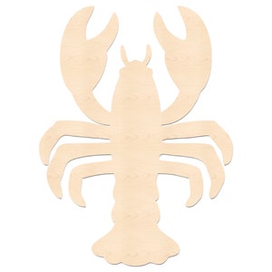 Lobster Cutout-unfinished Wooden Lobster Shape - Etsy