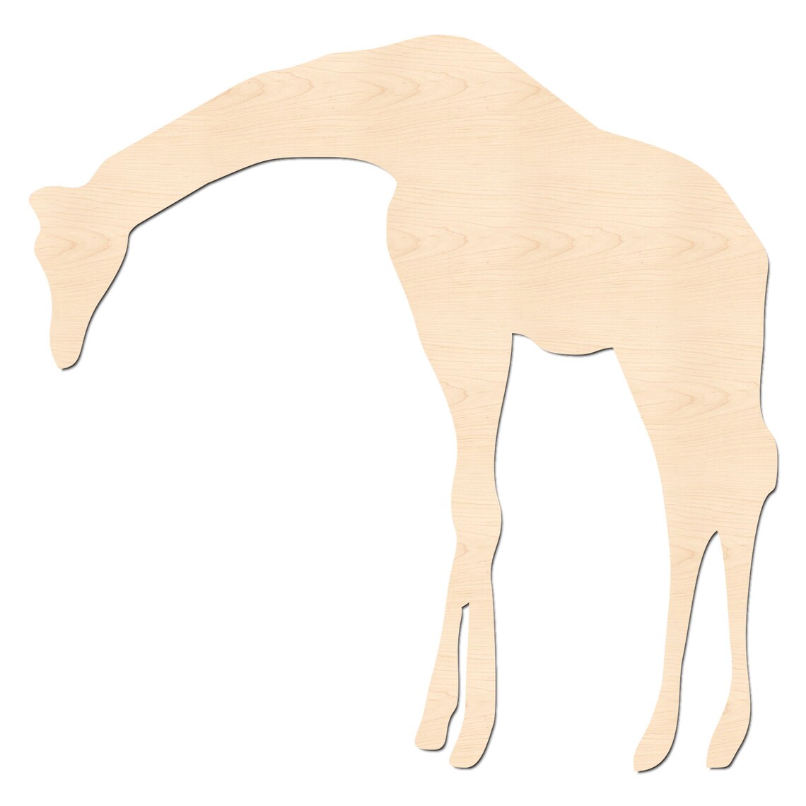 Giraffe Shape-Wooden Giraffe Cutout-Laser Cut Animals | Etsy
