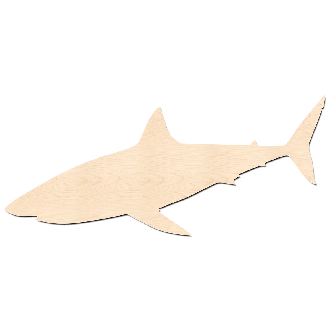 Shark Shape-Shark Cutout-Wooden Shark-Laser Cutout Shark | Etsy