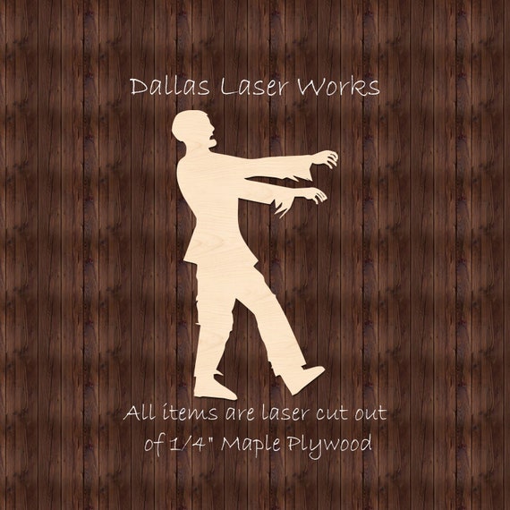 Wooden Zombie Shape-halloween Zombie-laser Cut Zombie - Etsy UK