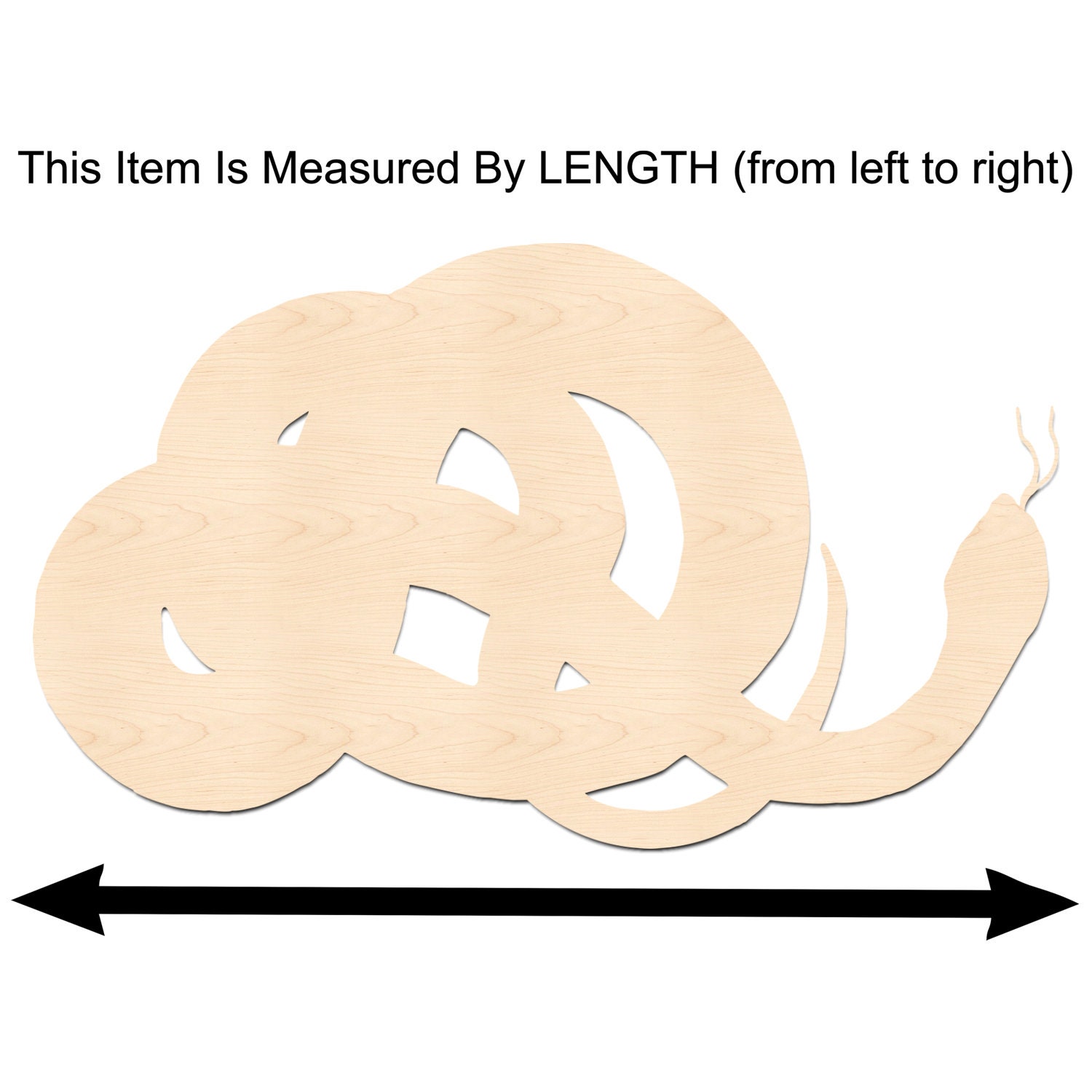 Snake Cutout-laser Cut Wooden Snake - Etsy
