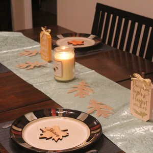 Thanksgiving Place Cards-maple Leaf Place Holders - Etsy