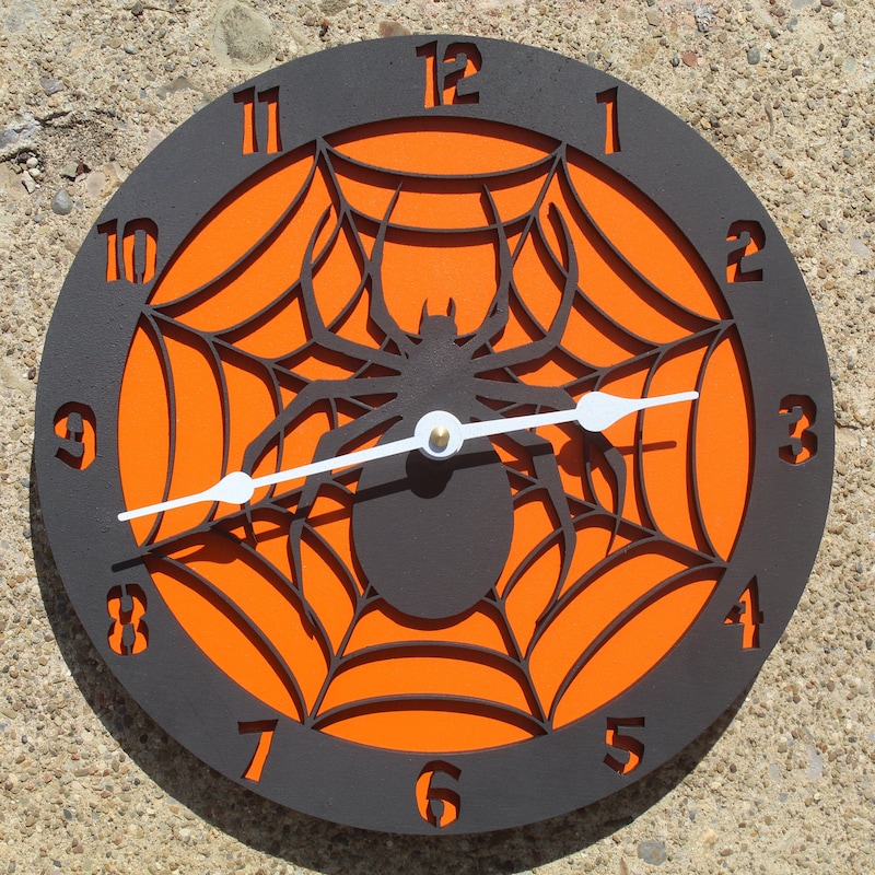 Halloween Clock - Etsy