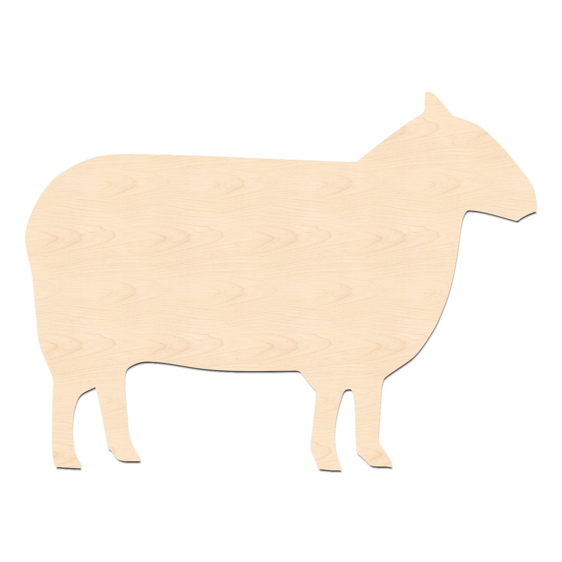 Sheep Cutout-Wooden Sheep Shape-Laser Cutout Sheep | Etsy