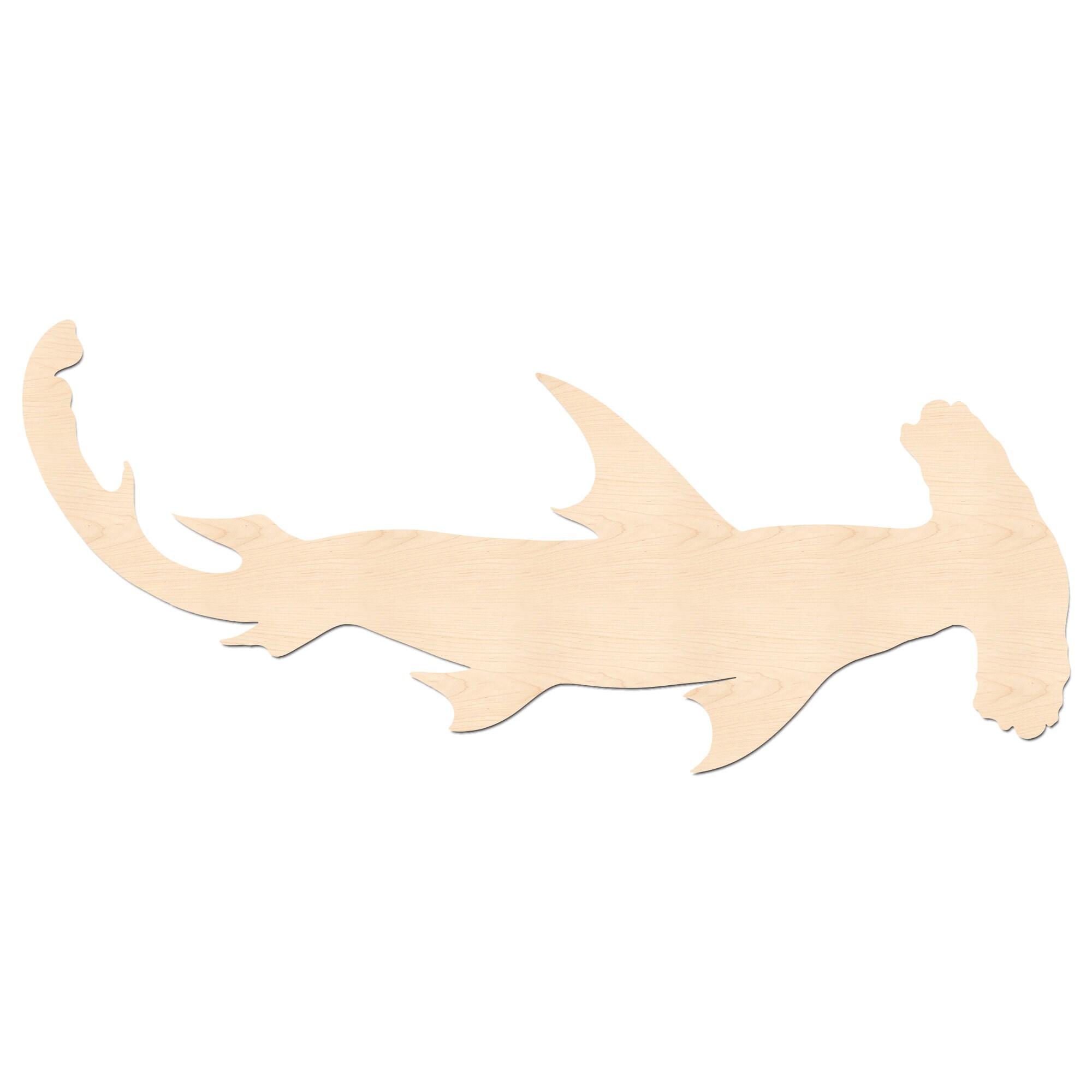 Hammerhead Shark Shape-Wooden Hammerhead Shark Cutout | Etsy