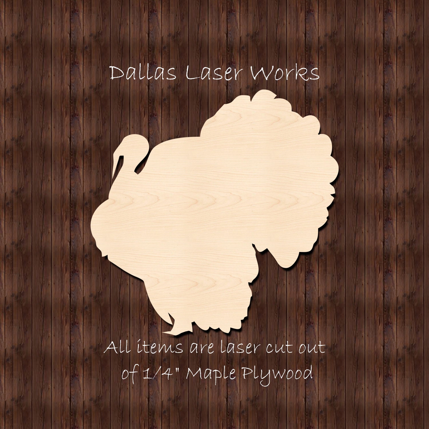 Turkey-Laser Cut Turkey-Wooden Turkey Shape | Etsy