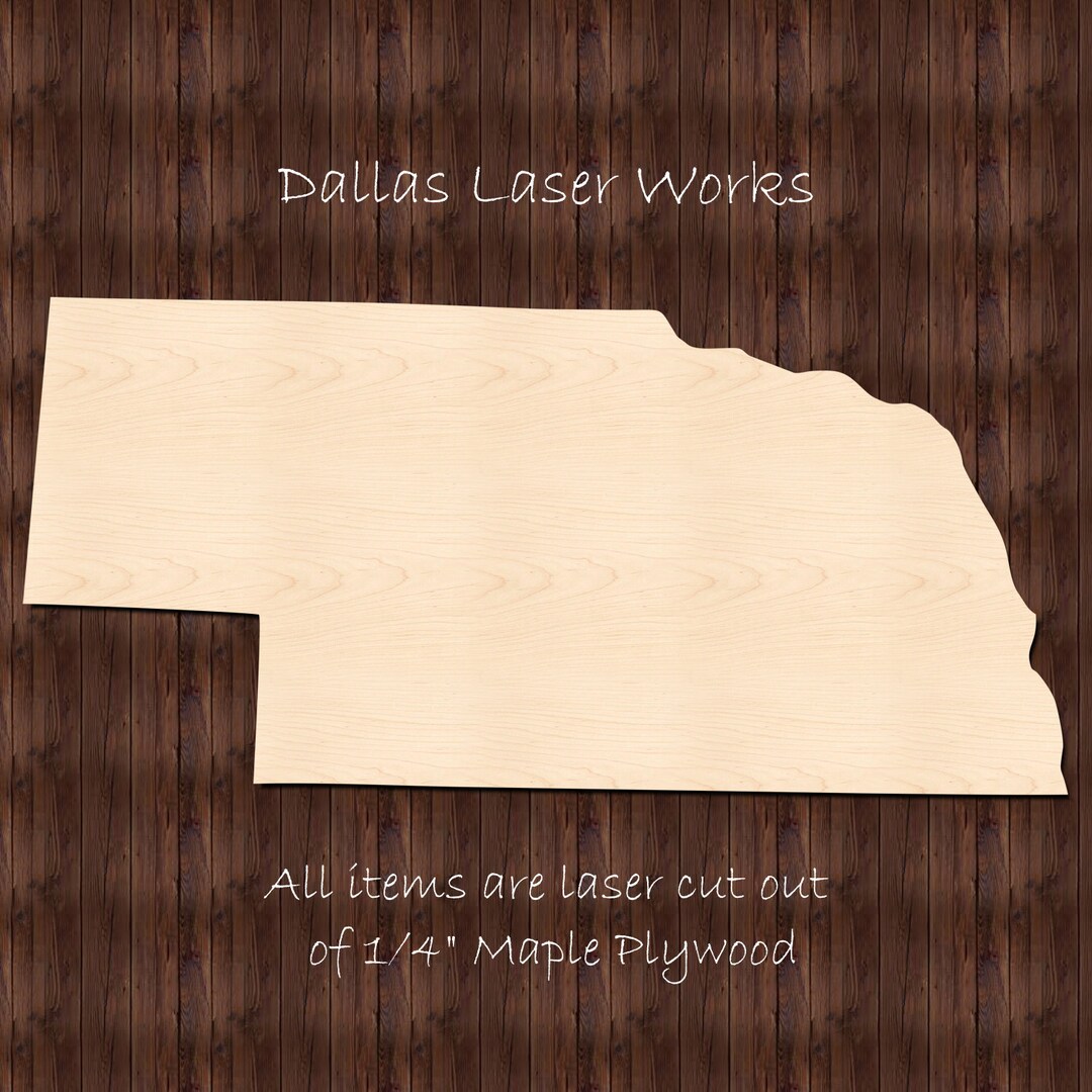 Nebraska Shape-laser Cut Nebraska-nebraska State Shape - Etsy