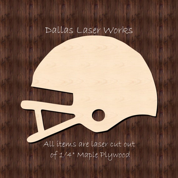 Football Helmet-Wooden Helmet Shape-Unfinished Football Helmet | Etsy