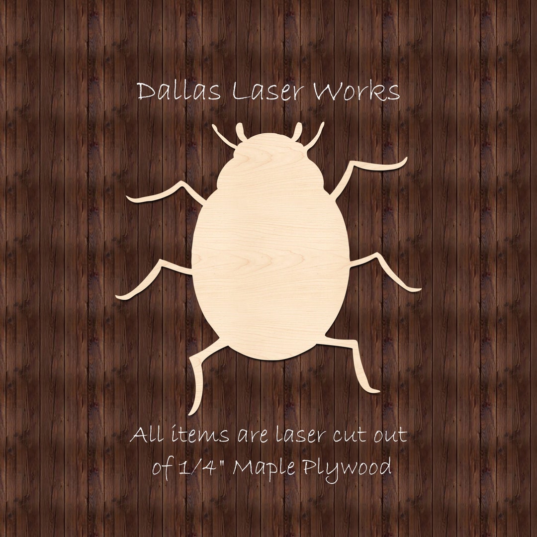 Lady Bug Shape-wooden Lady Bug Cutout - Etsy