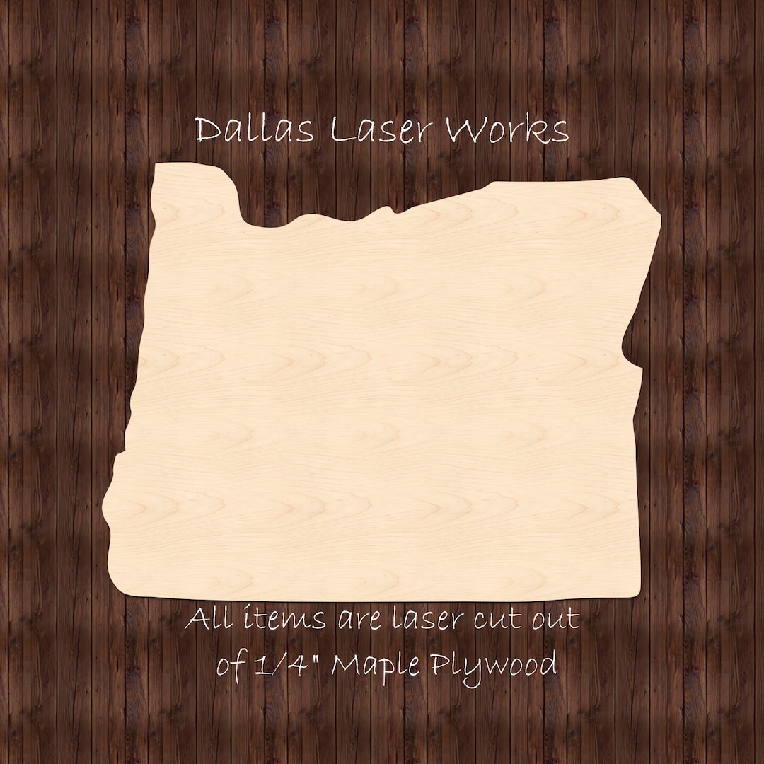 Oregon State Shape-state Shape-wooden Oregon Cutout - Etsy UK