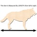 Wood Wolf Shape- Unfinished Wolf Shape-laser Cut Wolf - Etsy
