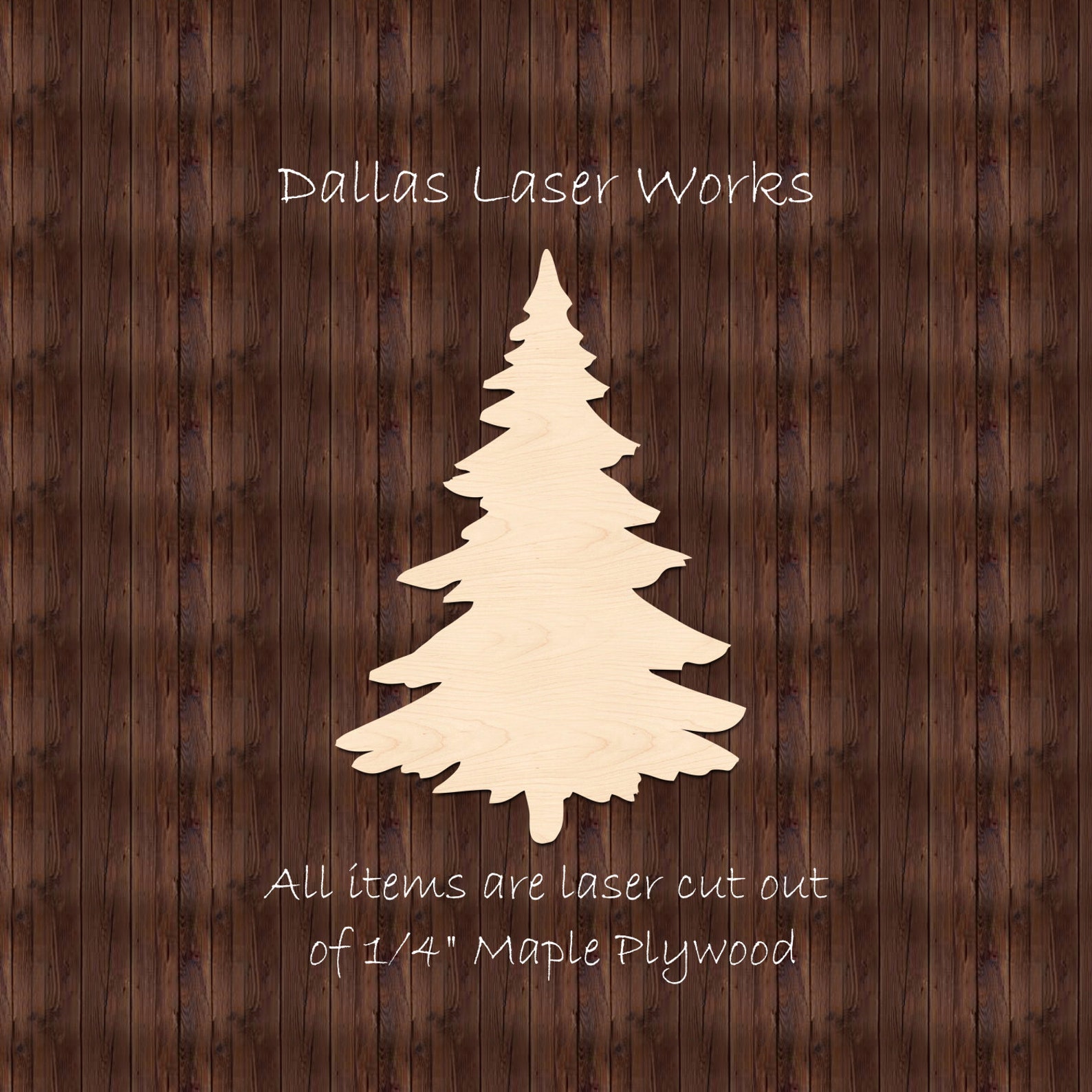 Pine Tree Cutout-wooden Pine Tree Unfinished Blank - Etsy